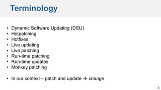 Run-time Patching and updating Impact Estimation | PDF