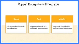 Simplified Patch Management with Puppet - Oct. 2020 | PPTX