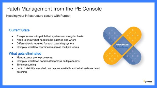 Simplified Patch Management with Puppet - Oct. 2020 | PPTX | Operating Systems | Computer ...