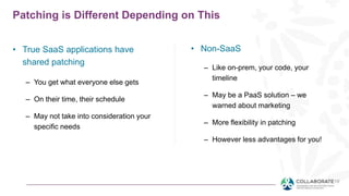 Patching is Your Friend in the New World Order of EPM and ERP Cloud | PPT