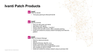 Webinar Ivanti Neurons For Patch Intelligence | PPT