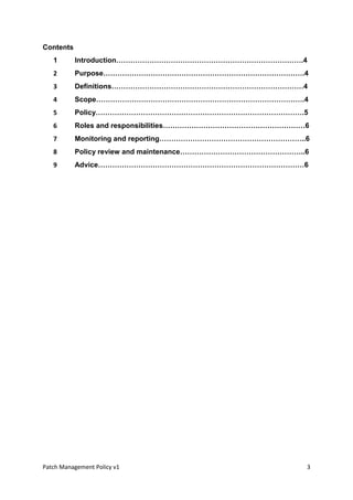Patch management policy_final | PDF