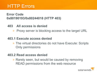 Common WSUS Errors Codes - Decoded and Resolved | PPT