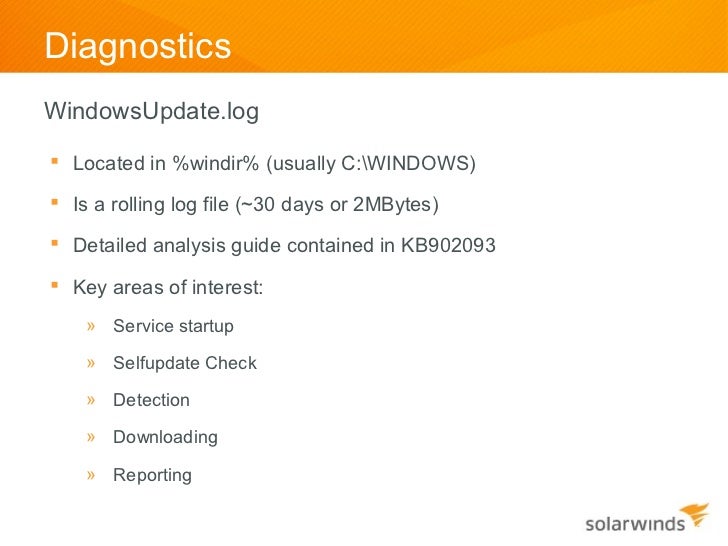 Common Wsus Issues In Deployment Operations And Diagnostics