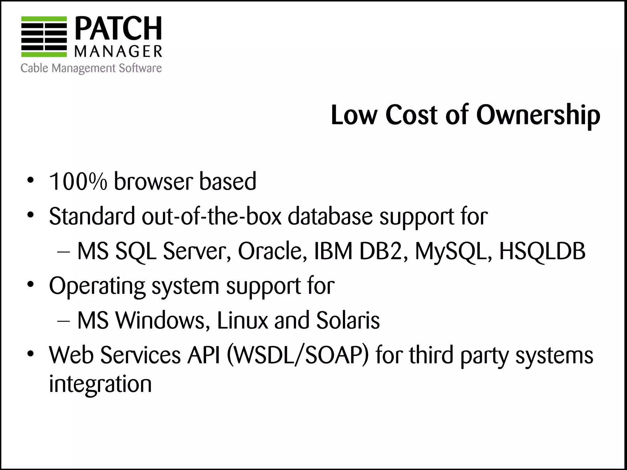 PatchManager presentation eng | PDF