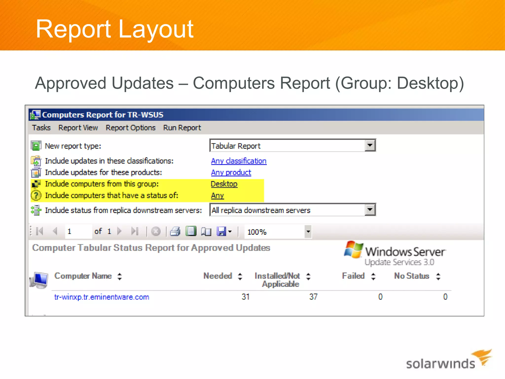 How-To: WSUS Reporting Made Easier | PPT