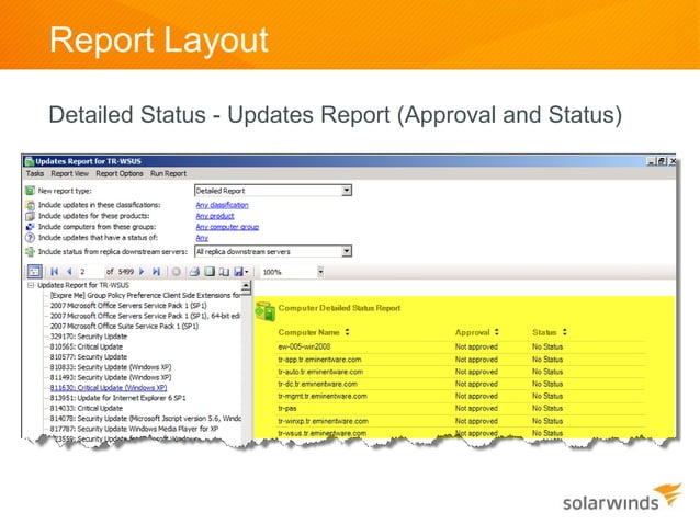How-To: WSUS Reporting Made Easier | PPT | Operating Systems | Computer ...