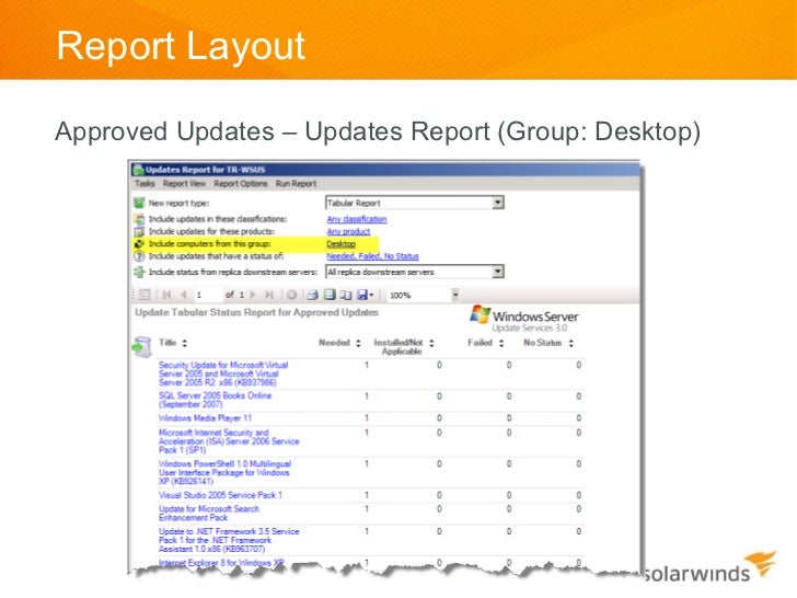 How-To: WSUS Reporting Made Easier