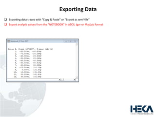 HEKA PATCHMASTER Beginner Training | PPTX