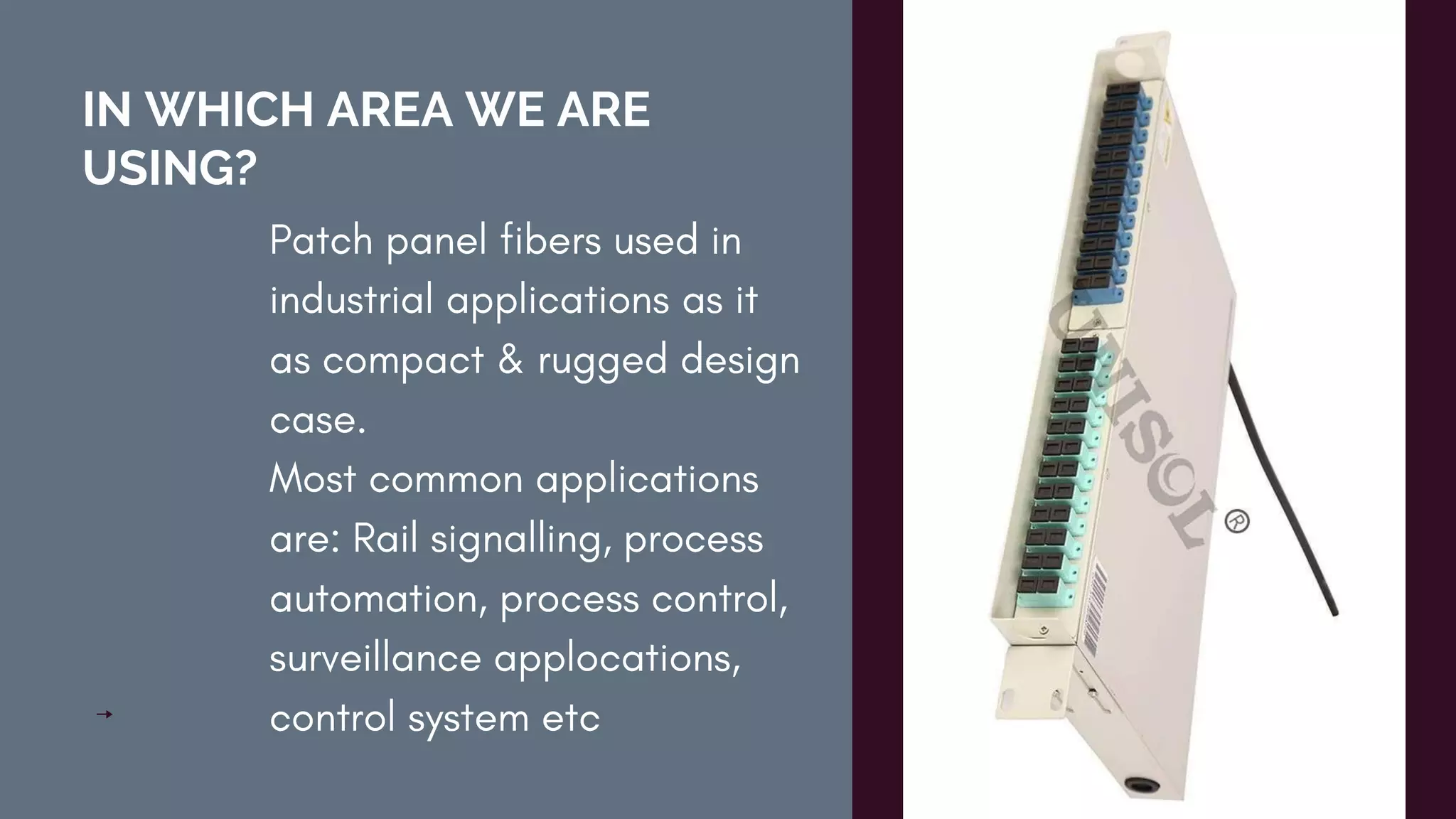 Patch panel fiber | PPTX