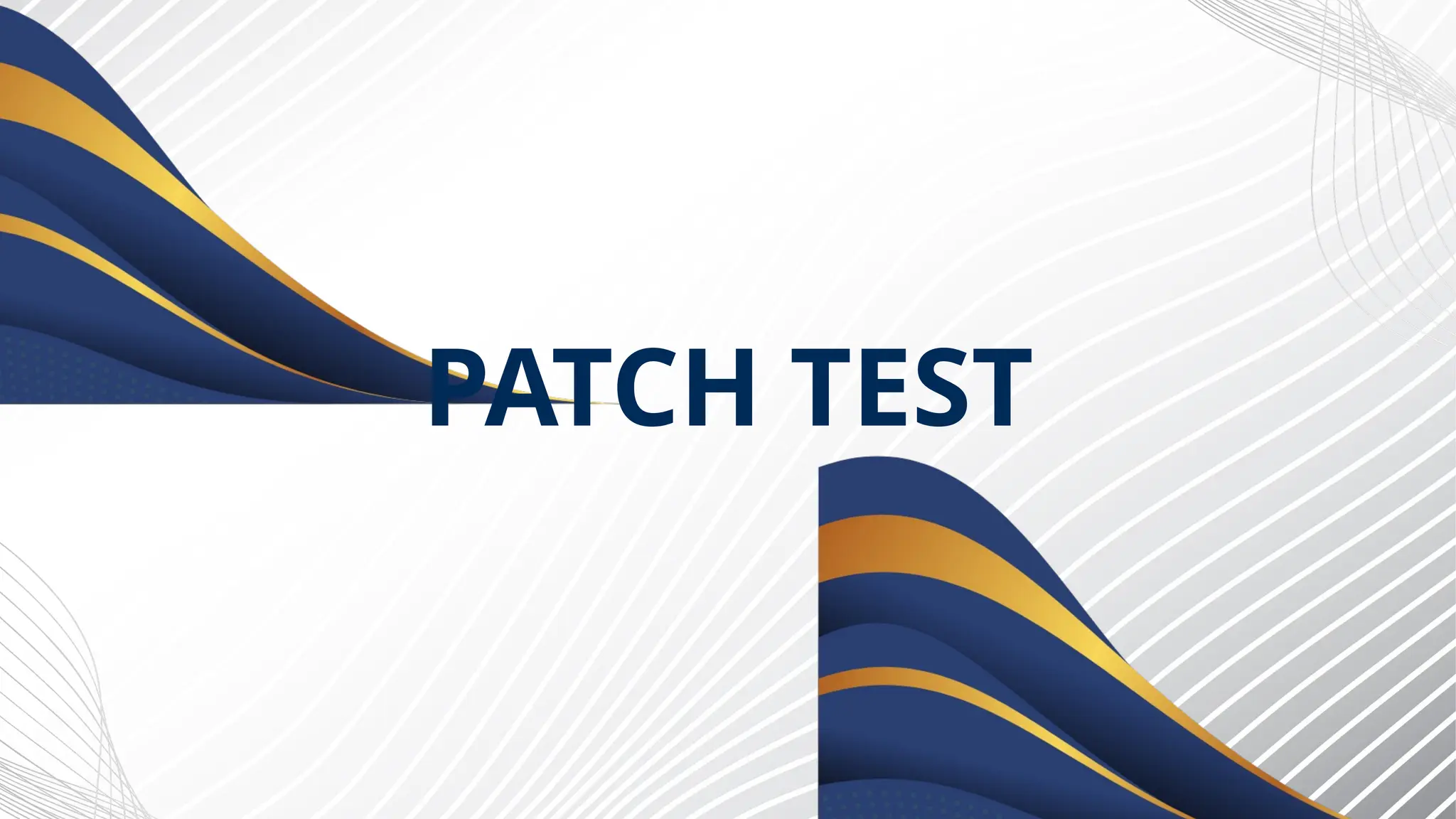 patch test in dermatology principle, indications | PPTX