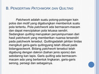 Patchwork & quilting | PPT | Free Download