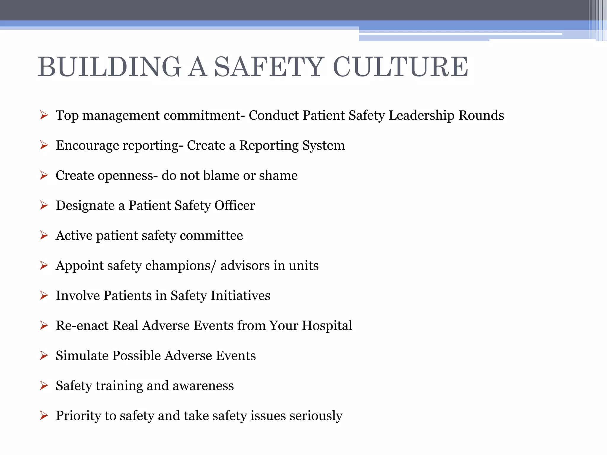 Patient safety- To err is human, building safer health system -IPSG | PPTX