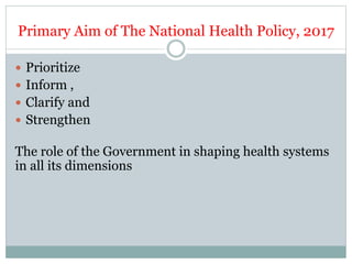 National Health Policy | PPTX
