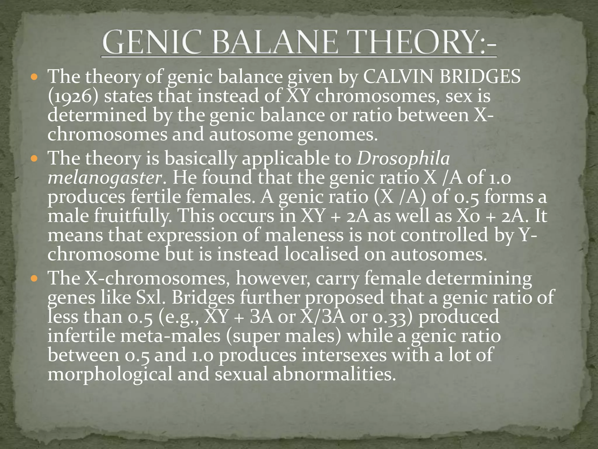 sex determination | PPTX