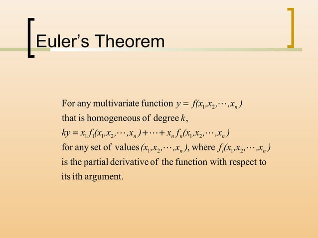 euler's theorem | PPT