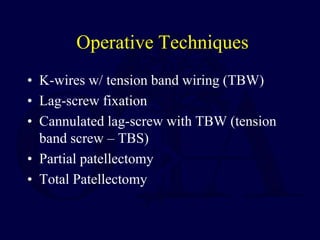 Patella fx and mechanism injuries | PPT