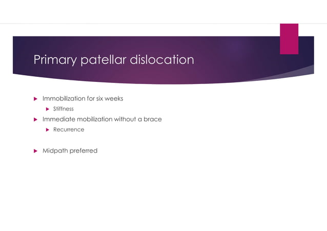 Patella Instability | PDF | Death, Injury, or Military Conflict ...