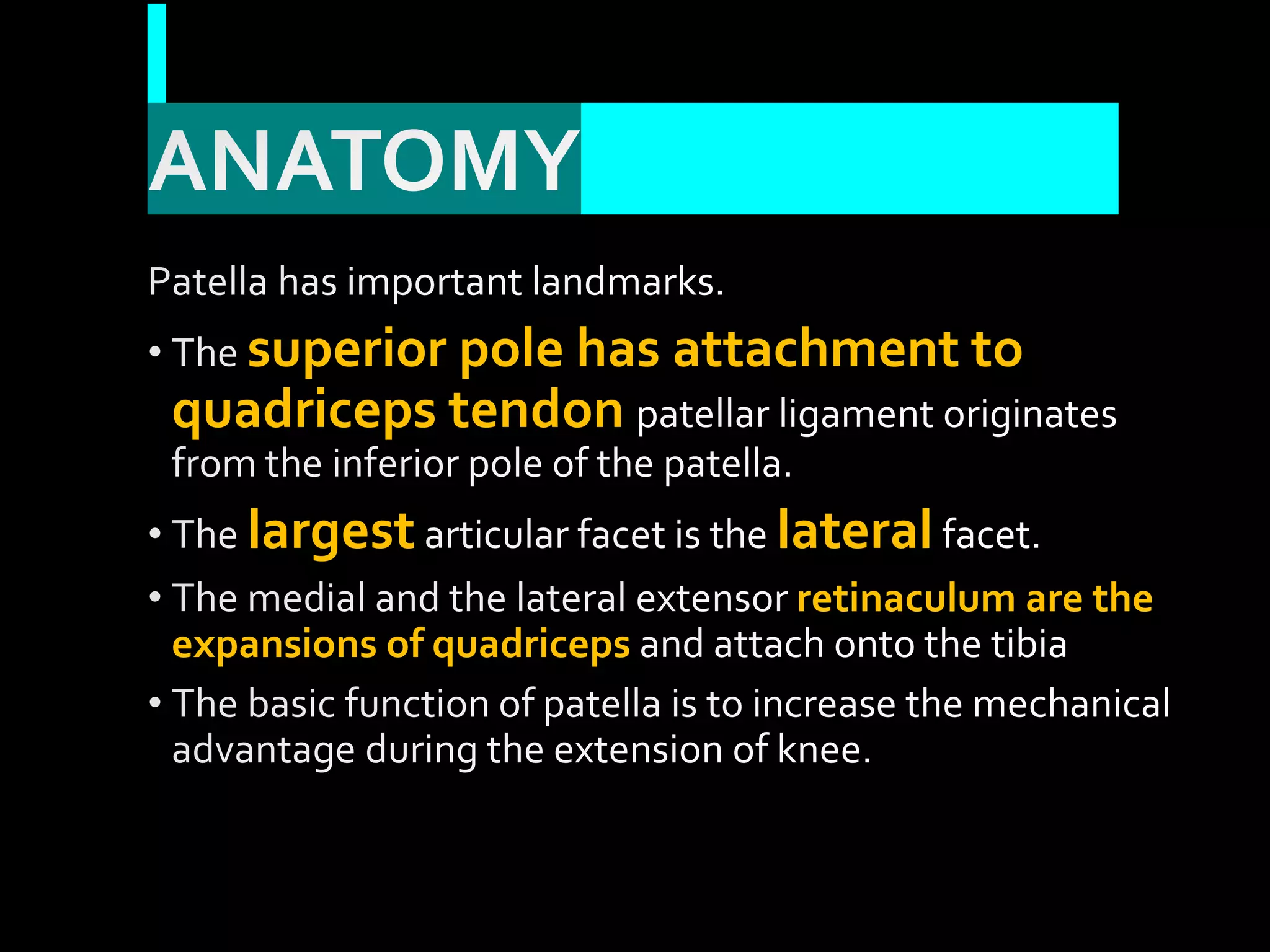 Patella fracture | PPTX