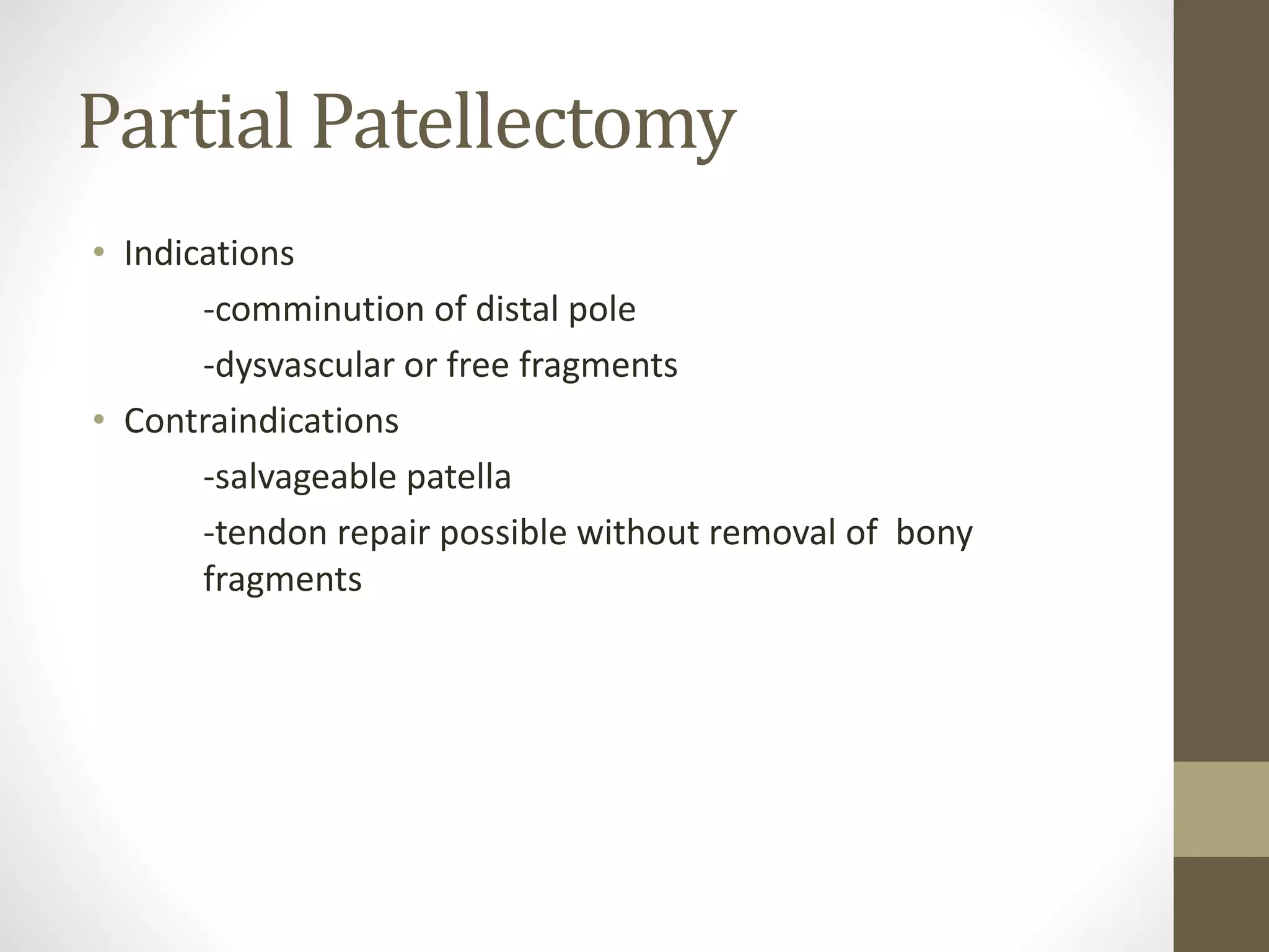 Patella fractures seminar mukul 11.06.2018