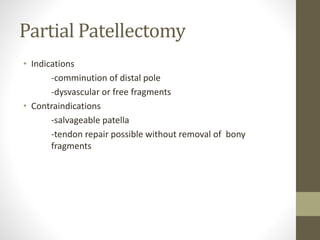Patella fractures seminar mukul 11.06.2018