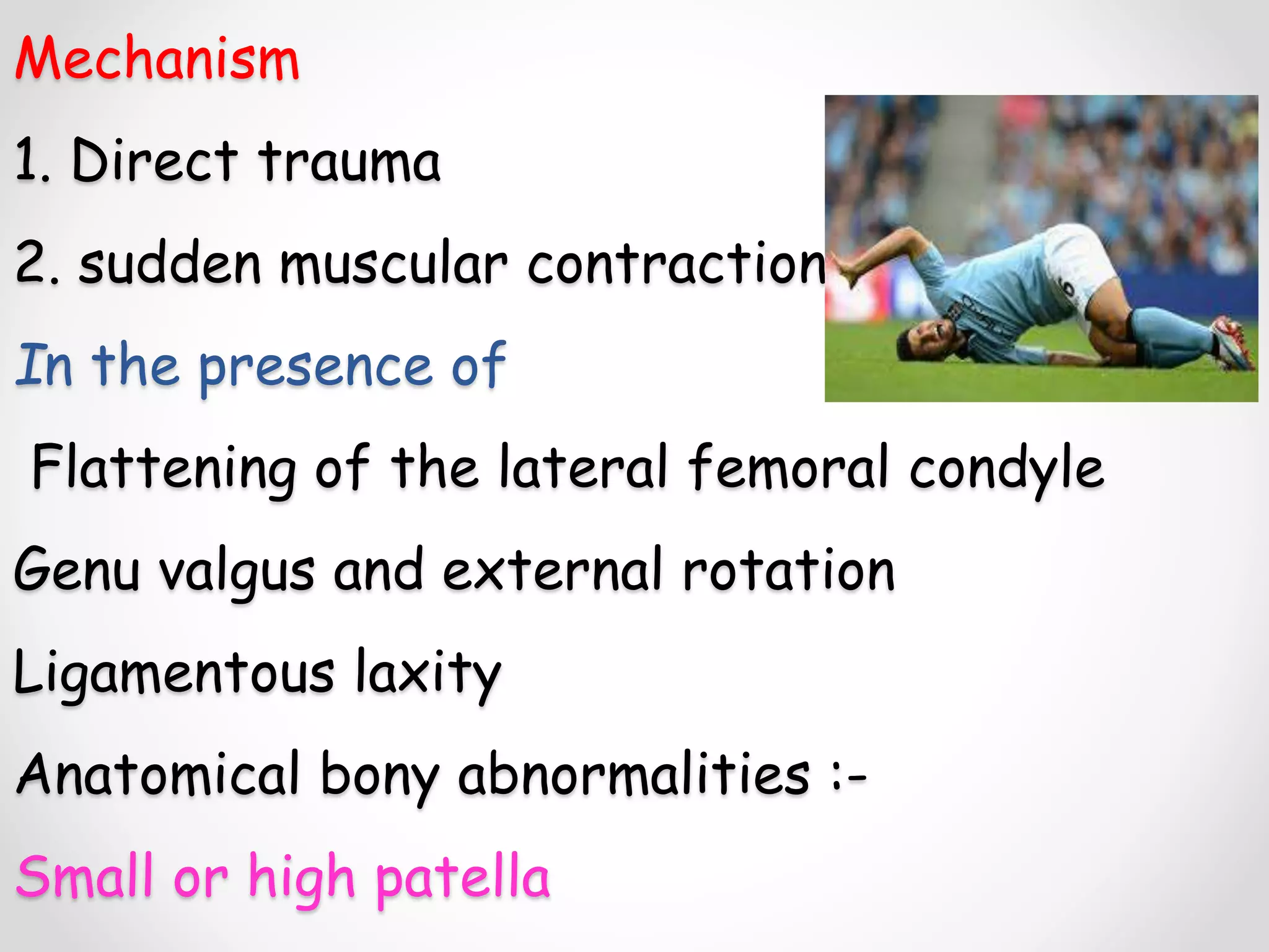 Patella and tibial plateau fractures | PPTX