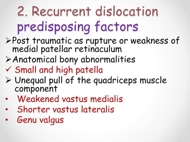 Patella and tibial plateau fractures | PPTX