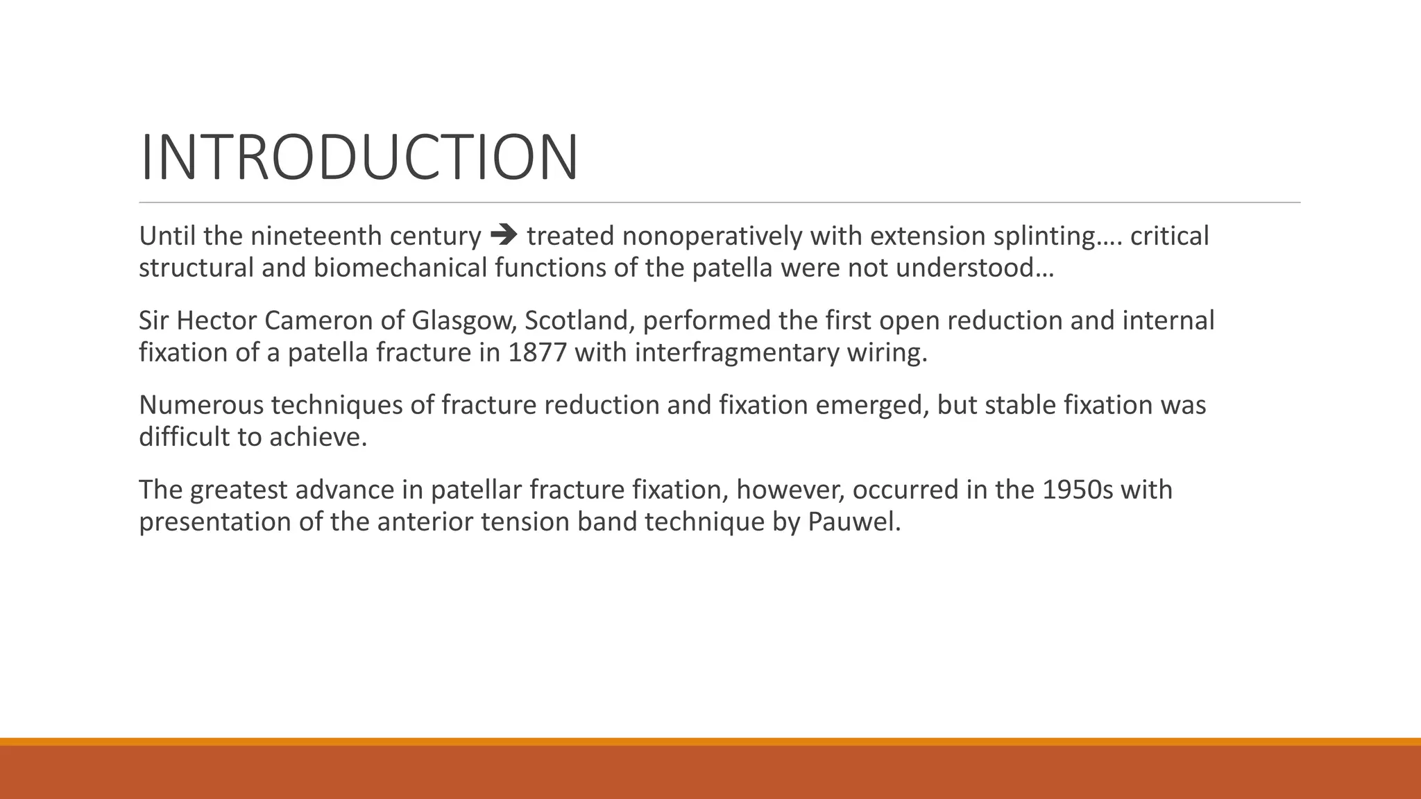 Patella fractures and extensor mechanism injuries | PPTX