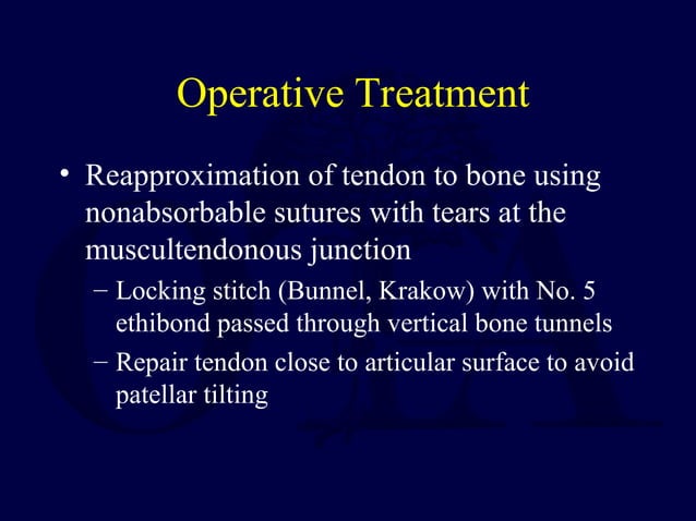 Patella Fractures & Extensor Mechanism Injuries.ppt
