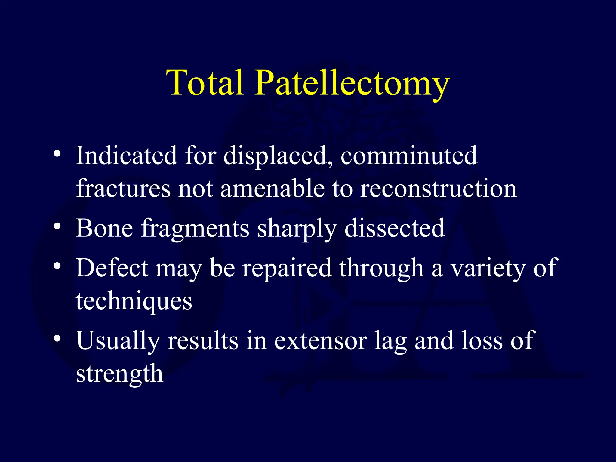 Patella Fractures & Extensor Mechanism Injuries.ppt
