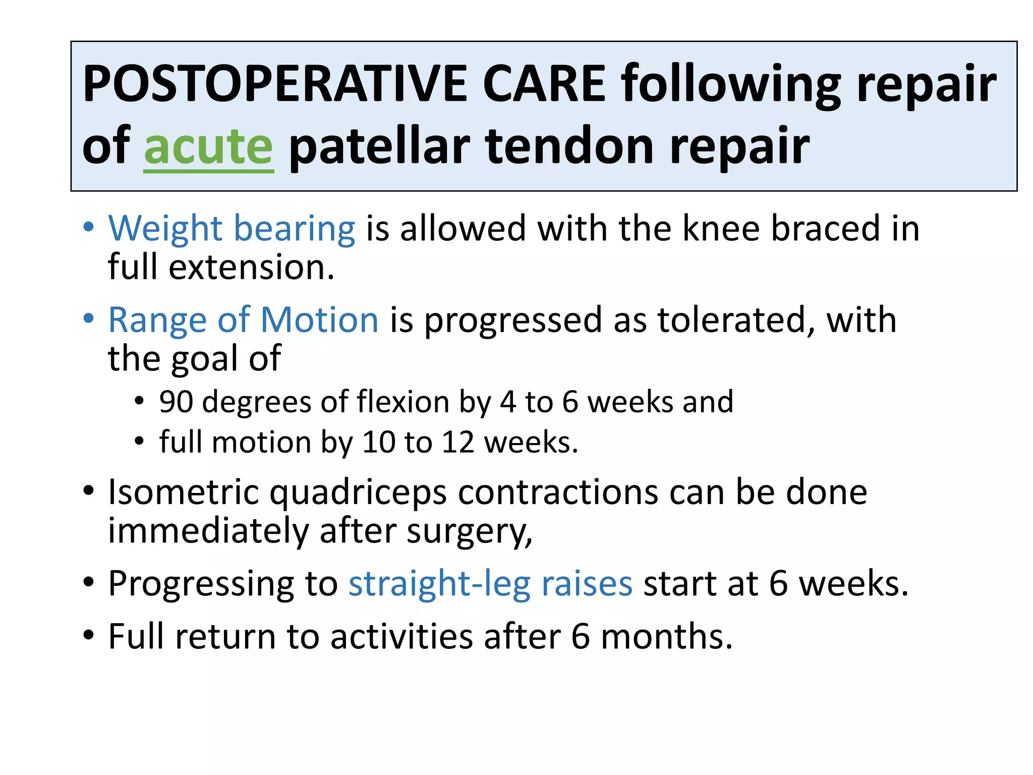 Patellar and quadriceps tendon rupture | PPTX