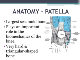 Patellar fracture powerpoint | PPTX