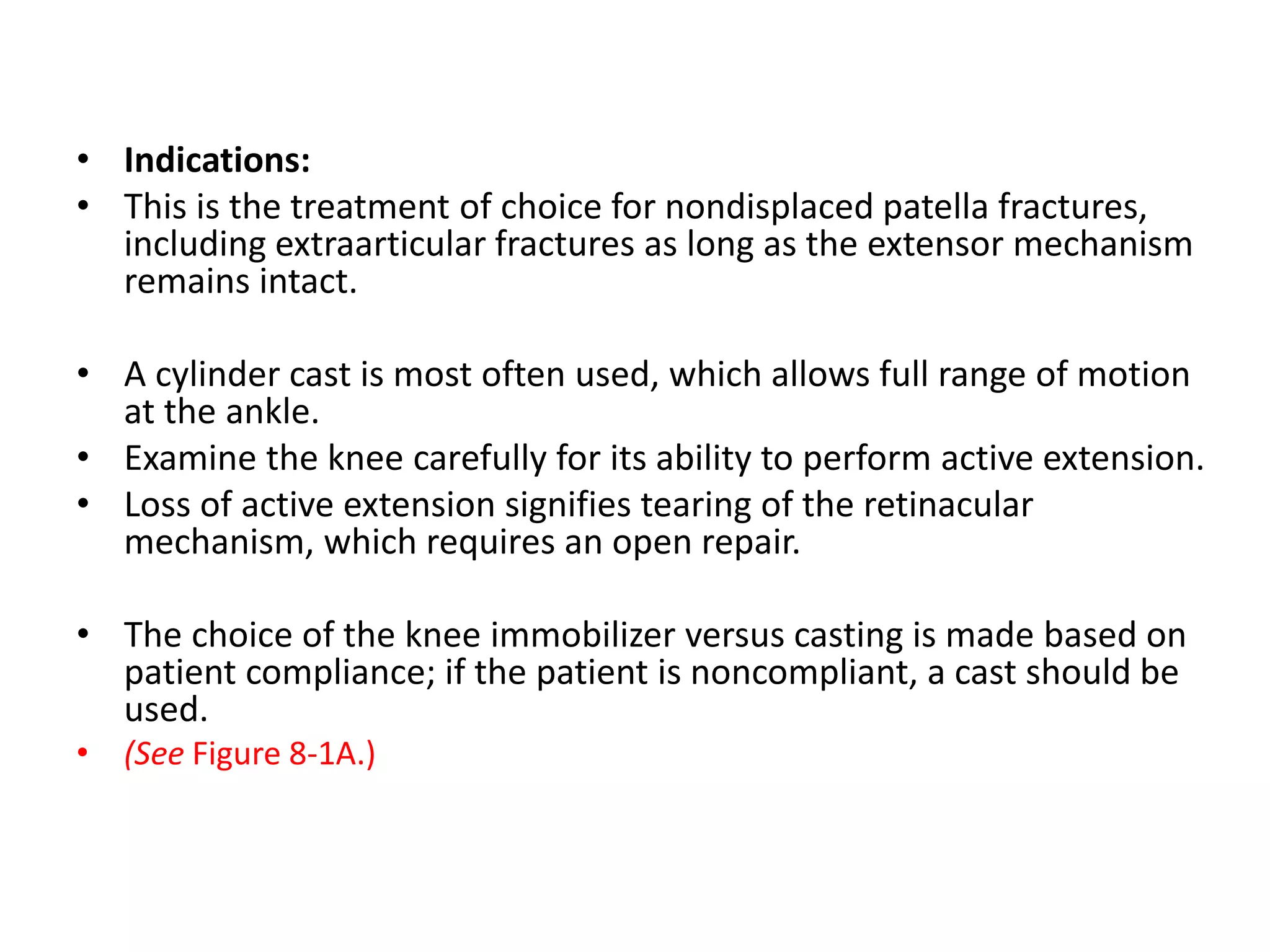 Patellar fractures & Physiotherapy | PPTX
