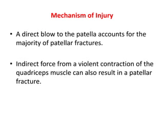 Patellar fractures & Physiotherapy | PPTX