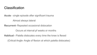 Patellar Instability: Diagnosis Management | PDF | Death, Injury, or ...