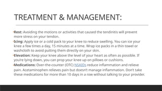 PATELLAR TENDONITIS.pptx for Biomedical and sciences | PPTX
