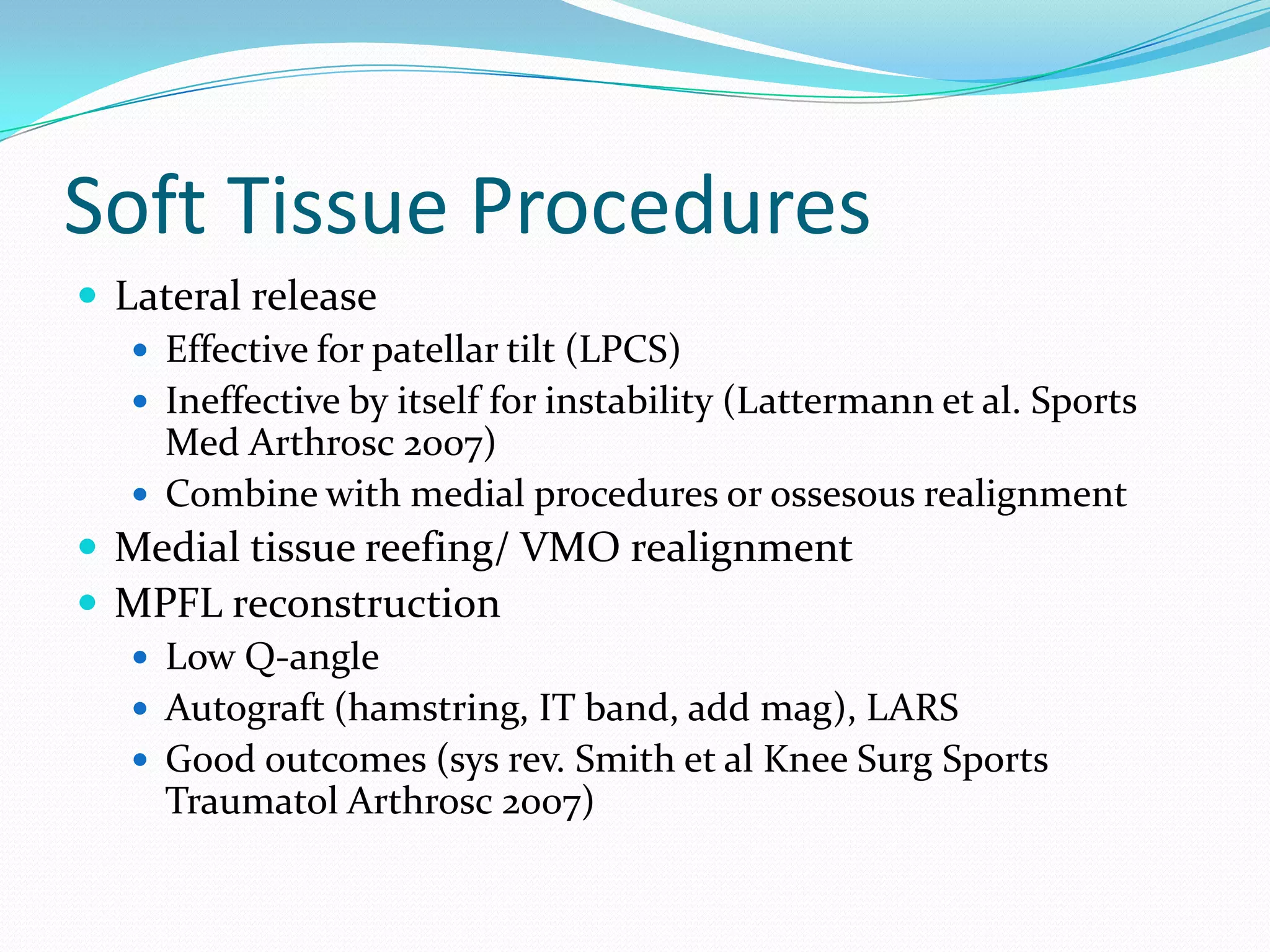 Patello femoral instability | PPTX