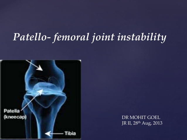 Patello femoral joint - MRI | PPTX