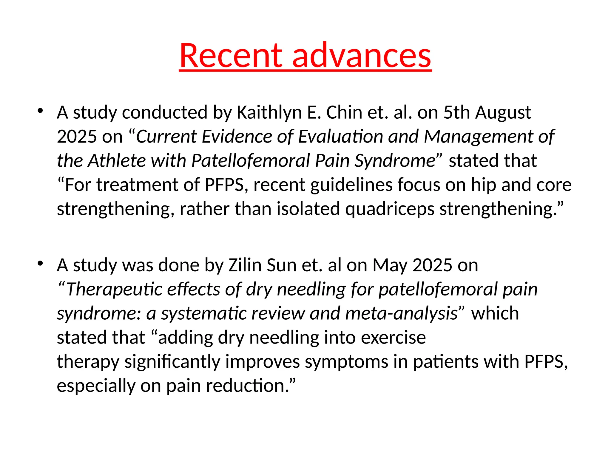 PATELLOFEMORAL PAIN SYNDROME or Runner's knee.pptx