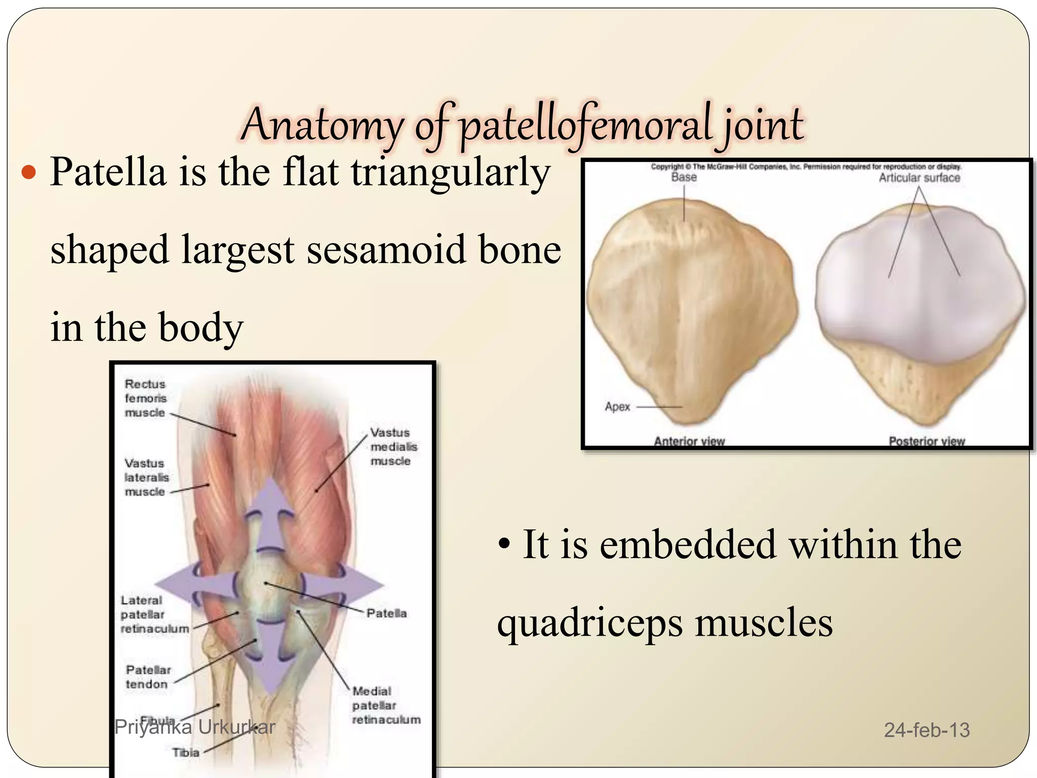 Patellofemoral pain syndrome (pfps) | PPTX