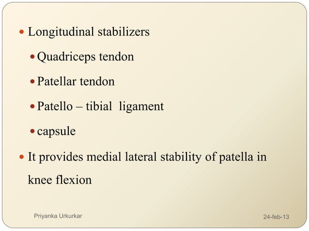 Patellofemoral pain syndrome (pfps) | PPTX | Death, Injury, or Military ...