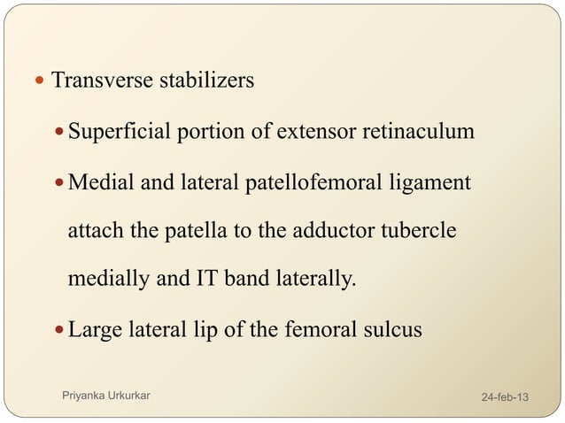 Patellofemoral pain syndrome (pfps) | PPTX | Death, Injury, or Military ...