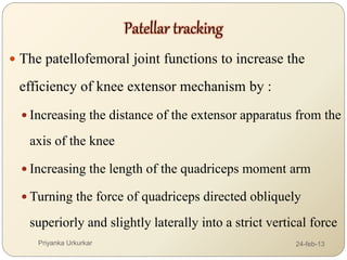 Patellofemoral pain syndrome (pfps) | PPT