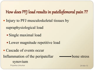 Patellofemoral pain syndrome (pfps) | PPT