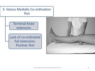 Patellofemoral pain syndrome (pfps) | PPTX