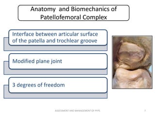 Patellofemoral pain syndrome (pfps) | PPTX