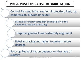 Patellofemoral pain syndrome (pfps) | PPTX