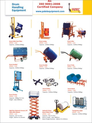 PATEL MATERIAL HANDLING EQUIPMENT | PDF