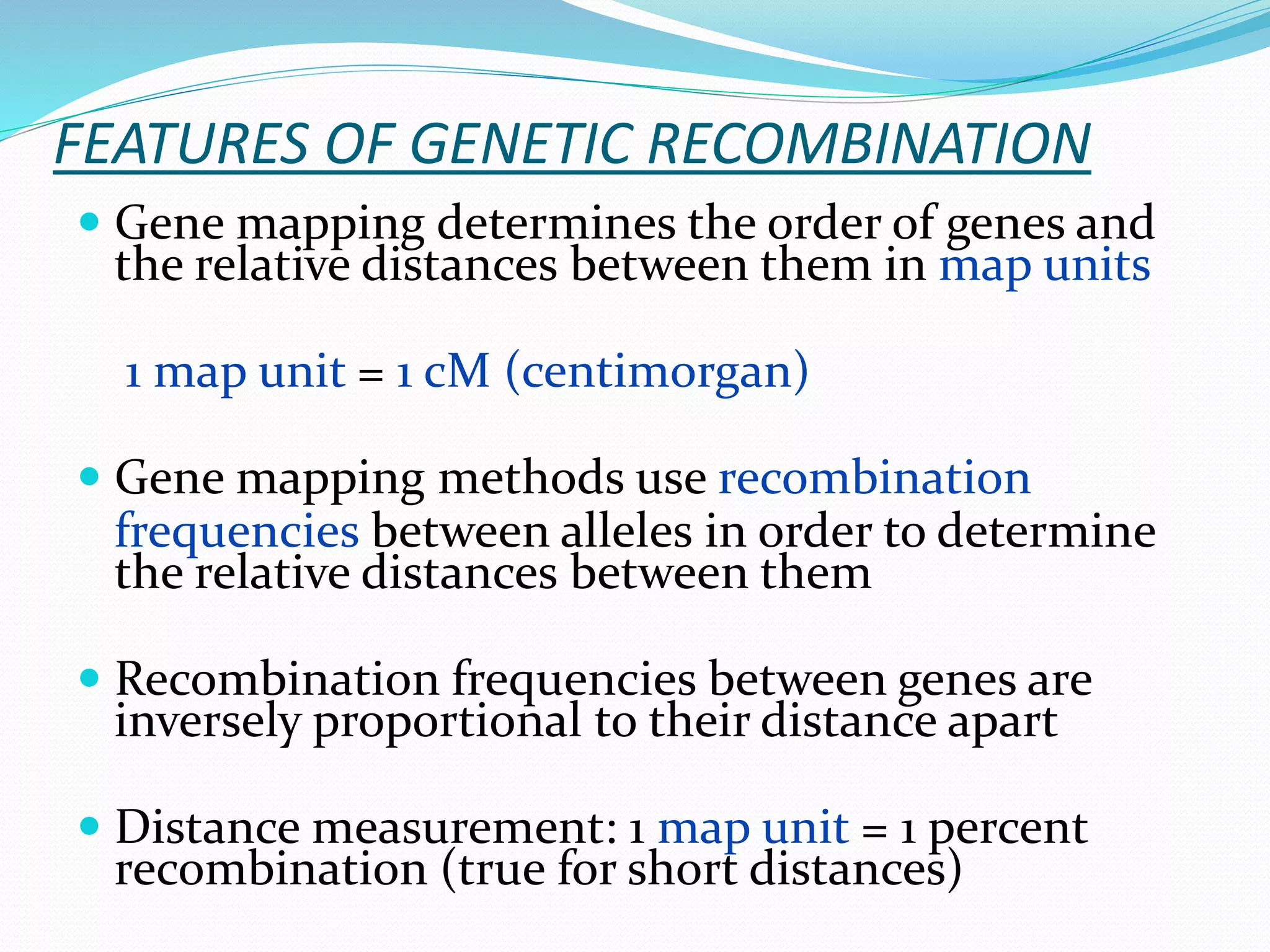genetic linkage and gene mapping | PPTX