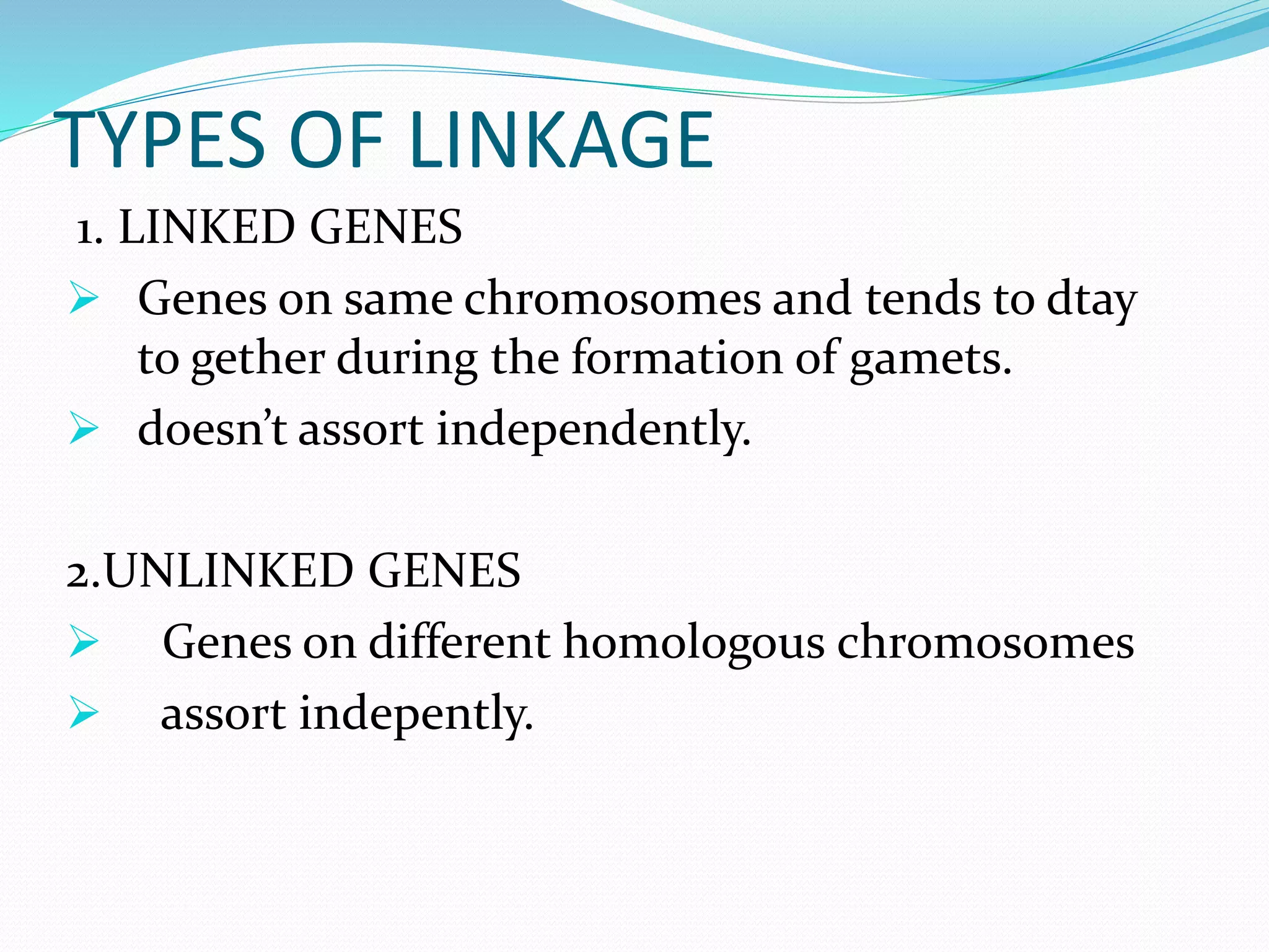 genetic linkage and gene mapping | PPTX